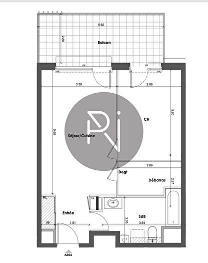 Appartement à vendre - Archamps - 2 pièces - 1 chambre