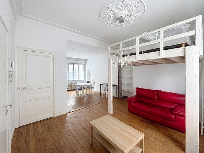 Nantes, Saint-Clément, Jardin des plantes, Caserne Lamoricière - Appartement 1 pièce à louer