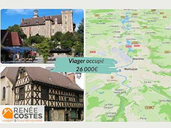 Maison à vendre - Montluçon - 3 pièces - 1 chambre