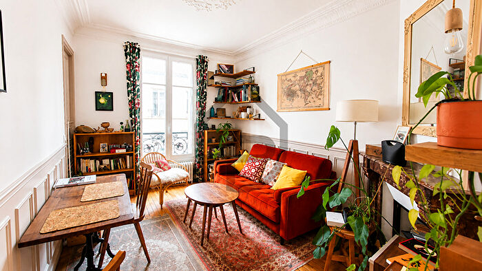 Appartement 2 pièces à Paris 19ème, Buttes Chaumont, Laumière, Manin, à vendre