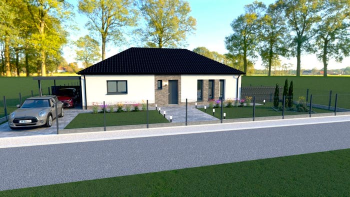 Harnes, Sud - Maison 5 pièces à vendre