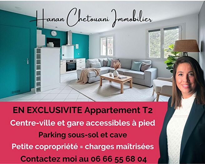 Appartement à vendre - Igny - 2 pièces - 1 chambre