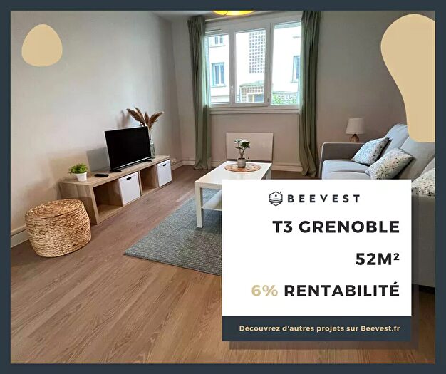 Appartement à vendre - Grenoble, La Capuche, Grands Boulevards - 3 pièces