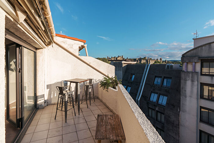 Carcassonne, Cité Médiévale, Barbacane, Trivalle : Appartement 3 pièces à louer