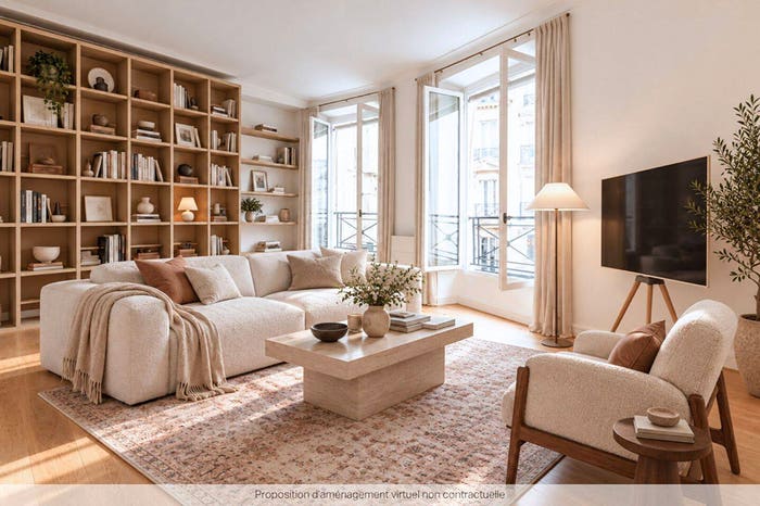 Saint Germain des Prés, Paris 6ème arrondissement - Appartement 2 pièces à louer