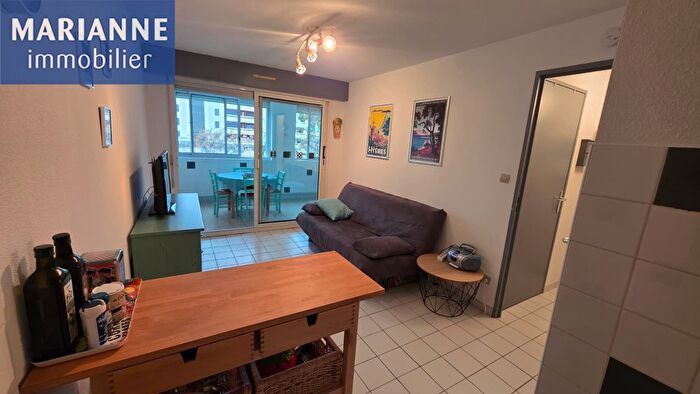 Appartement à vendre - Sète, La Corniche - 2 pièces - 1 chambre