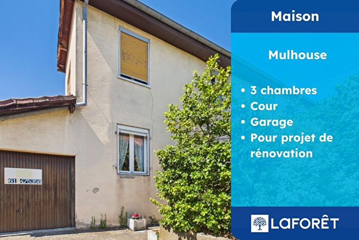 Mulhouse, Cité-Briand : Maison 4 pièces à vendre