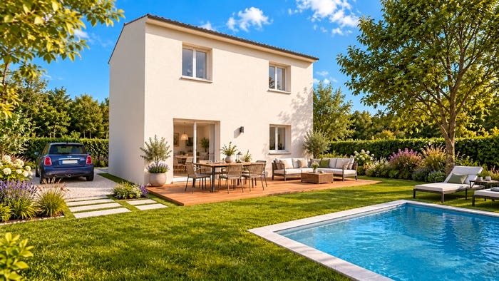 Maison 4 pièces à Redessan, à vendre