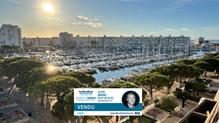 Appartement à vendre - Mauguio, Carnon - 2 pièces - 1 chambre