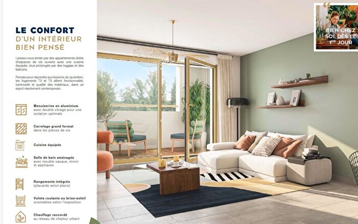 Appartement à vendre - Toulouse, Empalot - 2 pièces - 1 chambre