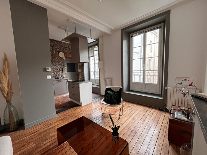 Appartement à vendre - Nantes, Centre-ville - 2 pièces - 1 chambre