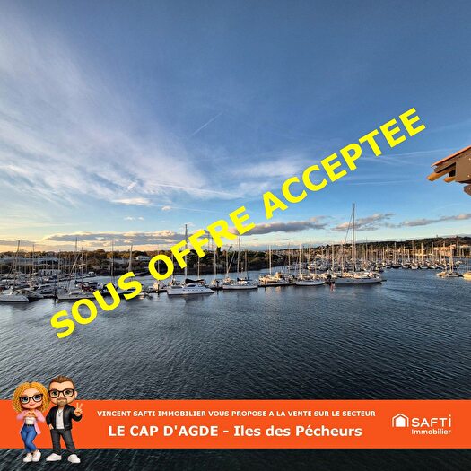Appartement à vendre - Agde, Le Cap dAgde - 2 pièces - 1 chambre