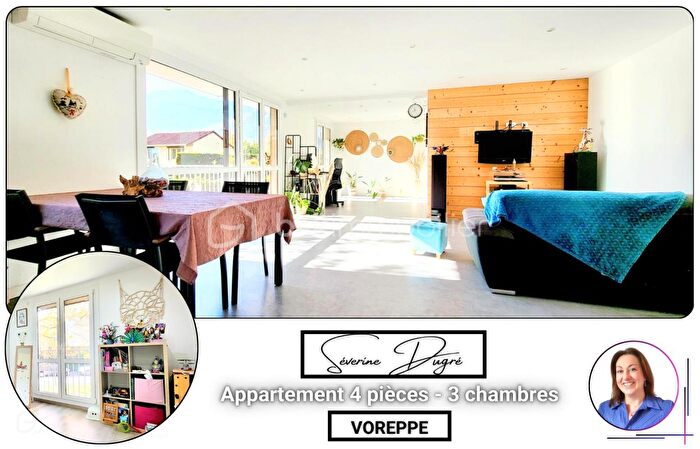 Appartement à vendre - Voreppe - 4 pièces - 3 chambres