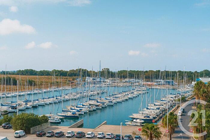 Appartement à vendre - Canet-en-Roussillon, Le Port nautique, Europa - 3 pièces - 2 chambres