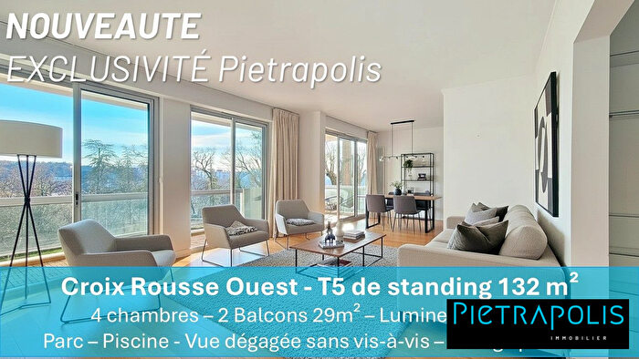 Appartement à vendre - Lyon e , Croix Rousse Ouest - 5 pièces - 4 chambres