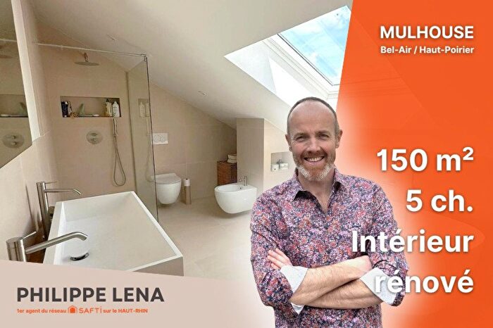 Maison à vendre - Mulhouse, Haut-Poirier - 6 pièces - 5 chambres