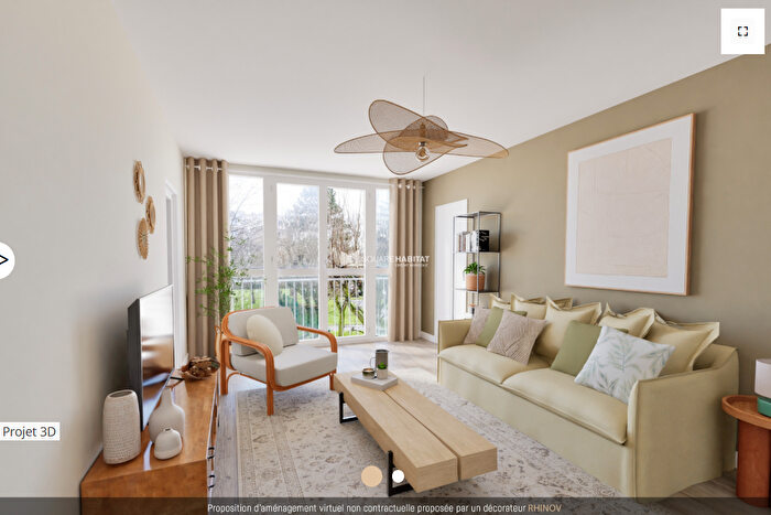 Appartement à vendre - Le Havre, Caucriauville - 3 pièces - 2 chambres