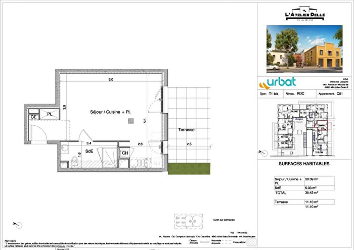 Appartement à louer - Villeurbanne, Léon Blum, Bon Coin - 1 pièce