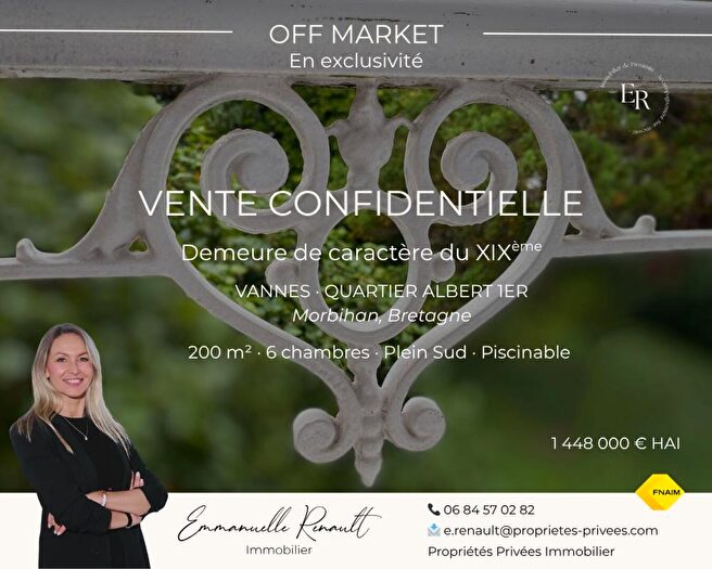 Maison à vendre - Vannes, Kercado - 9 pièces - 6 chambres