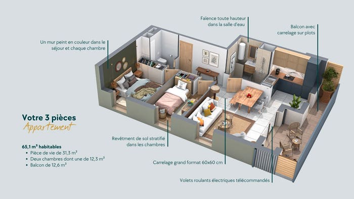 Maisons à vendre et appartements à louer - 2
