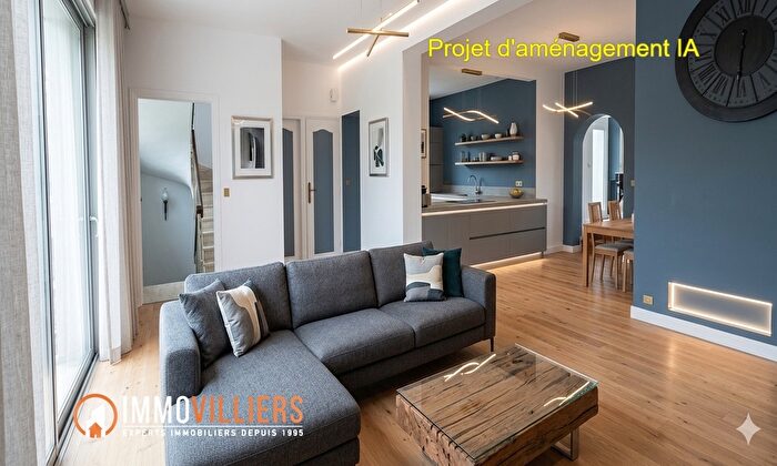 Appartement 4 pièces à Villiers-sur-Marne, Centre-ville, à vendre