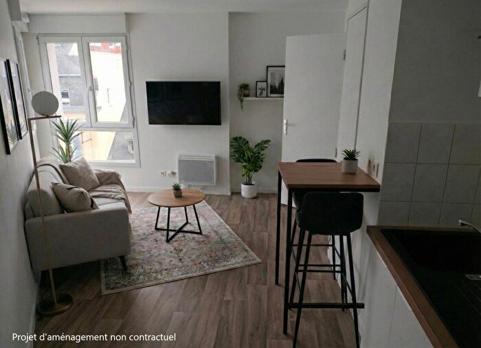 Appartement à louer - Monselet, Nantes - 2 pièces - 1 chambre