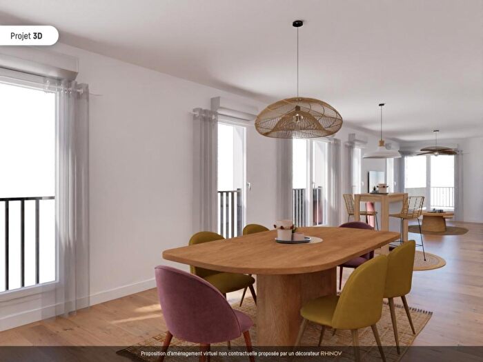 Appartement à louer - Bobigny, Centre-ville - 5 pièces - 4 chambres