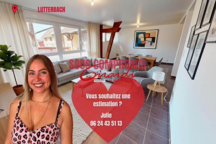Appartement à vendre - Lutterbach - 5 pièces - 3 chambres
