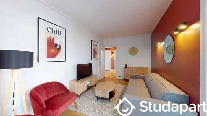 Appartement 1 pièce à Paris 15ème arrondissement, à louer