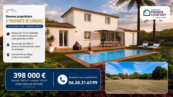 Maison 5 pièces à Lorgues, à vendre