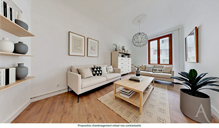 Appartement à vendre - Grenoble, Gare - 3 pièces - 2 chambres