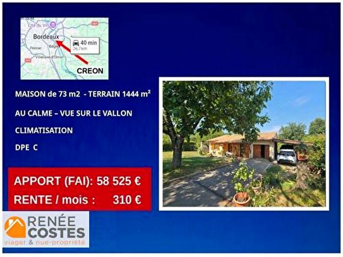Maison 3 pièces à Haux, à vendre