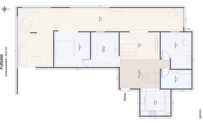 Appartement 4 pièces à vendre à Furiani