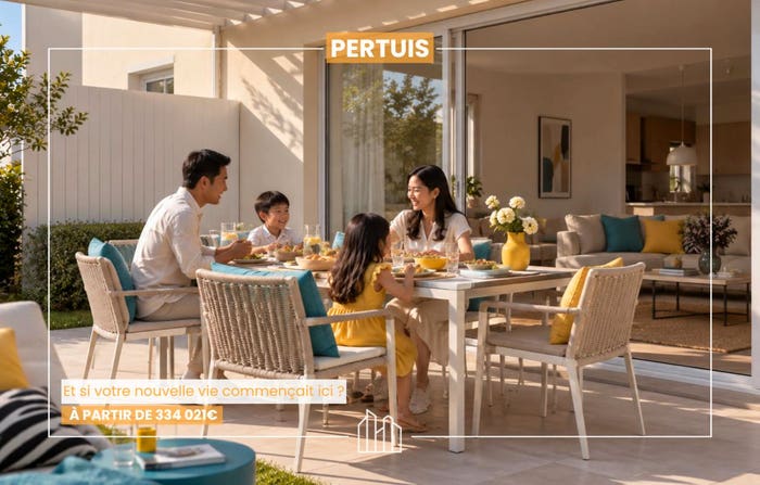 Pertuis, Tourrier, Peyrière, Plaines : Maison 4 pièces à vendre