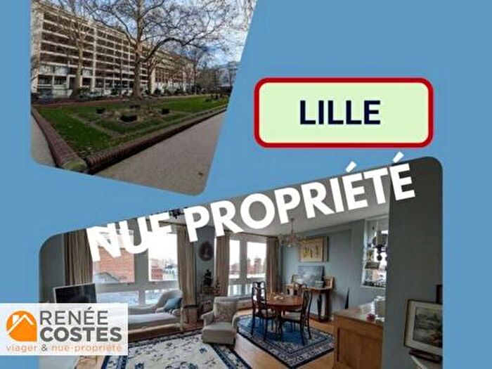 Appartement à vendre - Lille, Centre-ville, Euralille - 3 pièces - 2 chambres