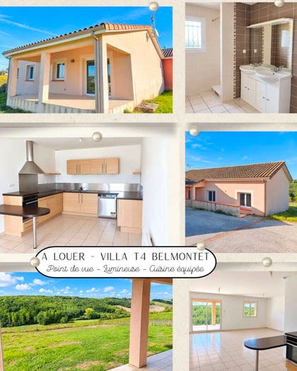 La Salvetat-Belmontet : Maison 4 pièces à louer