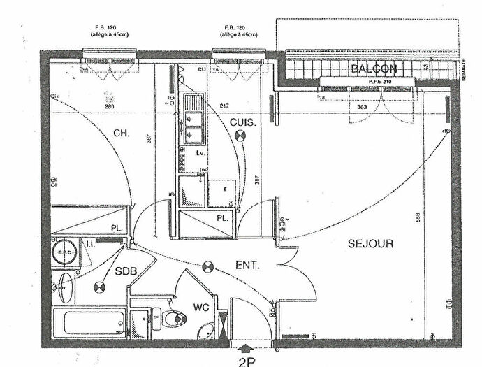 Appartement à vendre - Charenton-le-Pont, Conflans - 2 pièces - 1 chambre