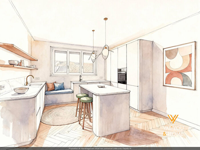 Appartement à vendre - Saint-Genis-Laval - 3 pièces - 2 chambres