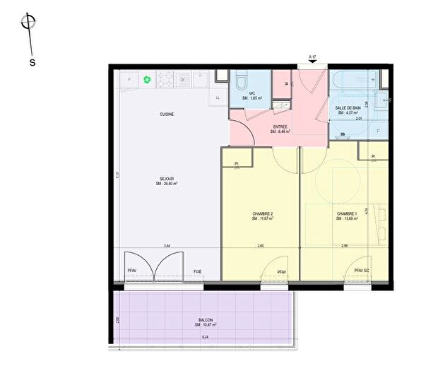Appartement à vendre - Saint-Raphaël, Agay - 3 pièces