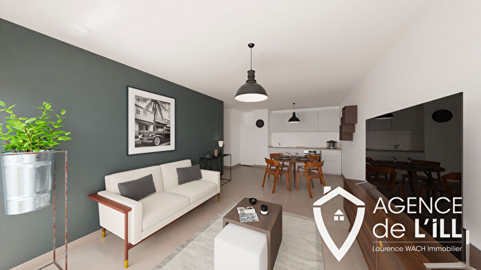 Appartement à vendre - Sélestat, Centre Hospitalier, Route de Kintzheim - 3 pièces - 2 chambres