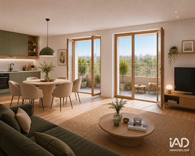 Appartement 5 pièces à Vaulx-en-Velin, Mas Nord, à vendre