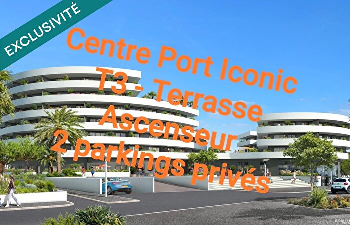 Appartement à vendre - Agde, Le Cap dAgde - 3 pièces - 2 chambres