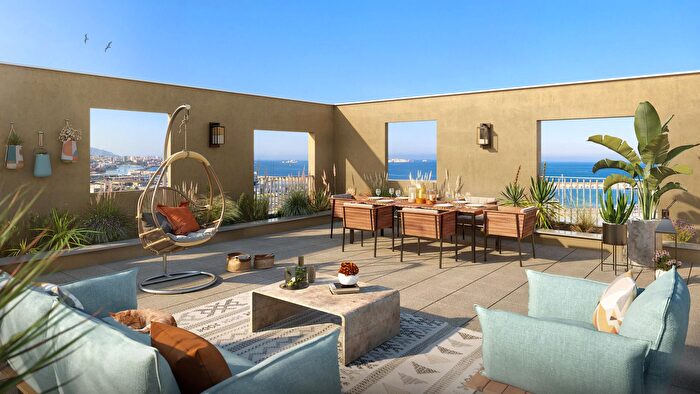 Appartement à vendre - Marseille e , Euroméditerranée - 4 pièces - 3 chambres