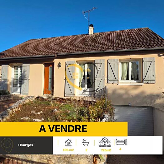 Maison 5 pièces à vendre - Bourges, Aéroport, Vauvert, Pierrelay, Pissevieille