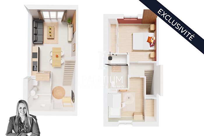 Maison à vendre - Salon-de-Provence, Bel-Air - 3 pièces - 2 chambres