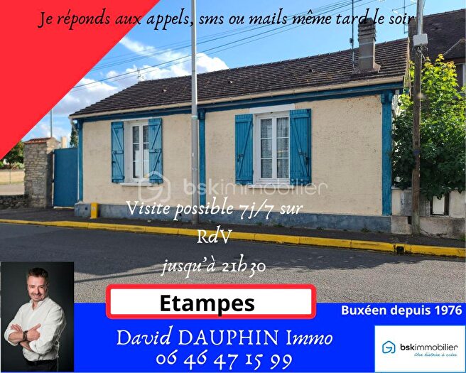 Maison à vendre - Étampes, Centre-Ville - 3 pièces - 2 chambres