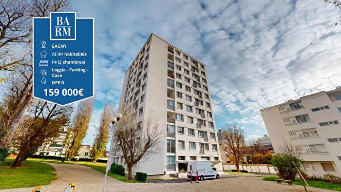 Appartement à vendre - Gagny, Centre-ville - 4 pièces - 2 chambres