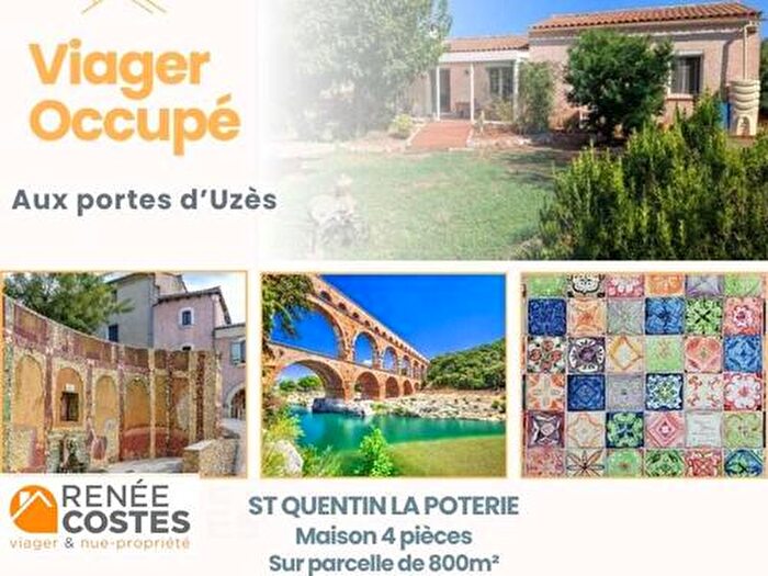 Saint-Quentin-la-Poterie : Maison 4 pièces à vendre