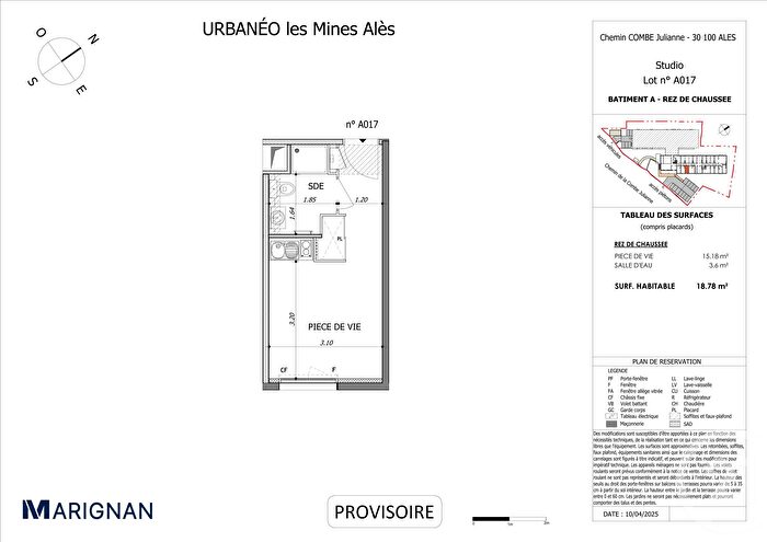 Appartement à vendre - Alès, Silhol, Pierre Plantée, Conilhères - 1 pièce