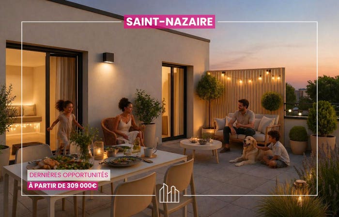 Maison 3 pièces à vendre - Saint-Nazaire, Front de Mer, Sautron, Gavy Océanis